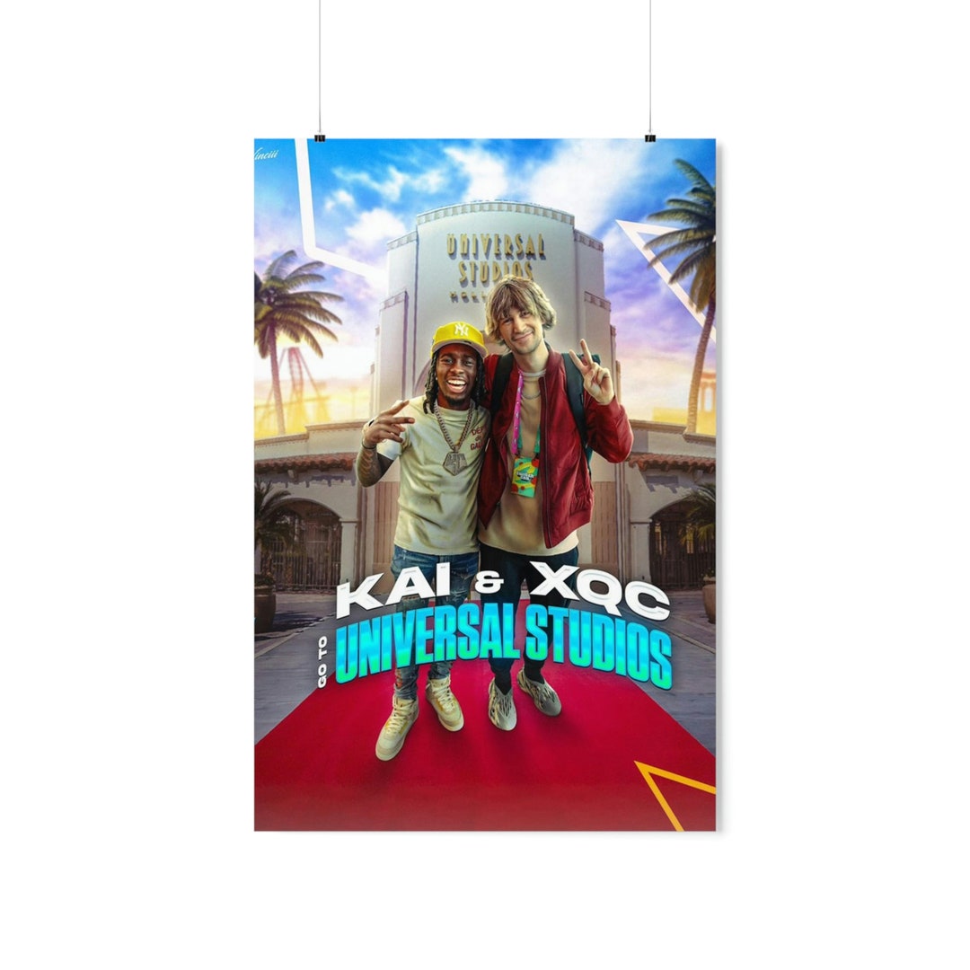 Kai Cenat Meets XQC Twitch Stream Wall Poster - Etsy