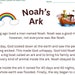 Printable Sunday School Lesson on Noah's Ark - Etsy