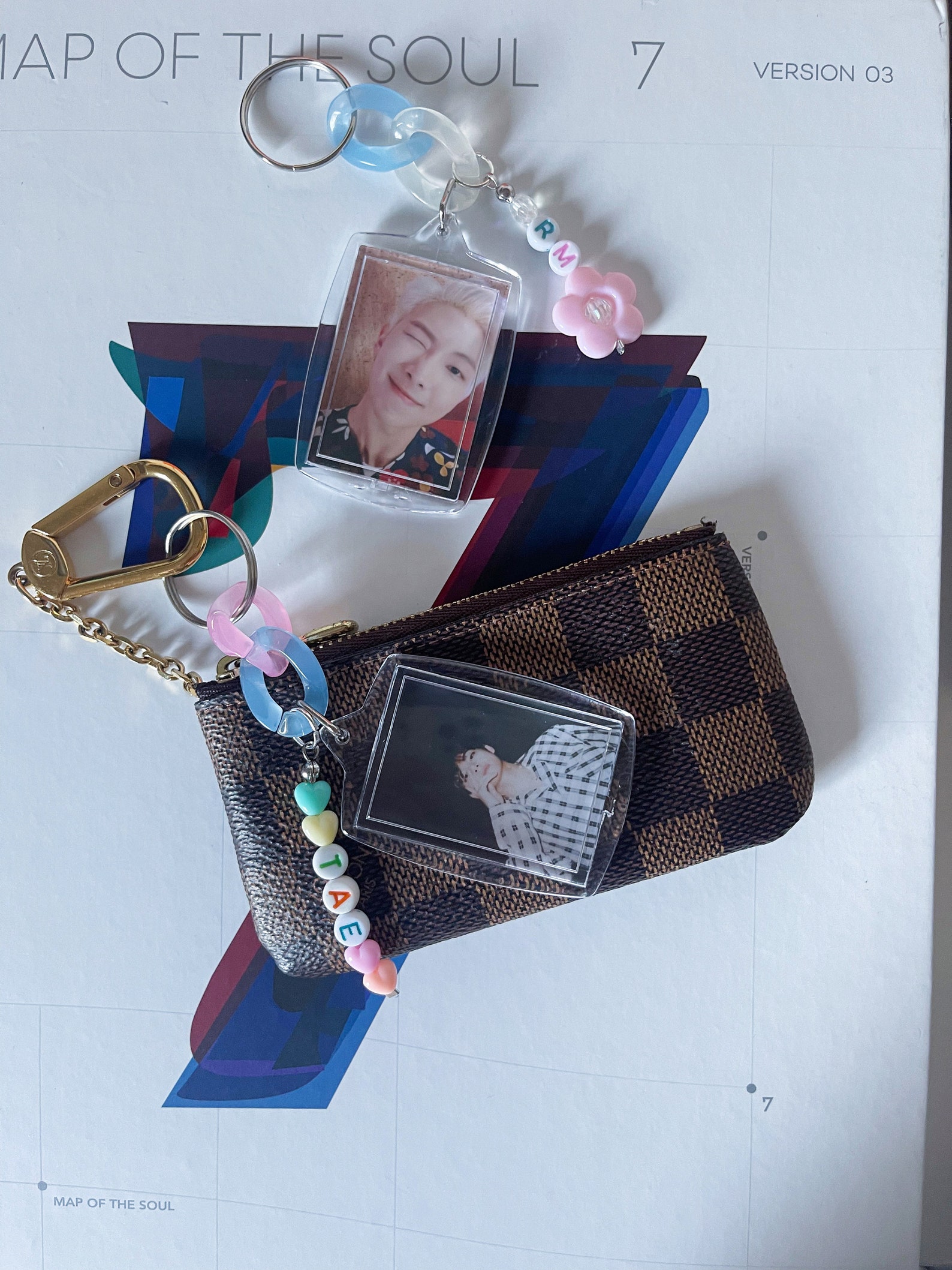 BTS Photo Keychain - Etsy