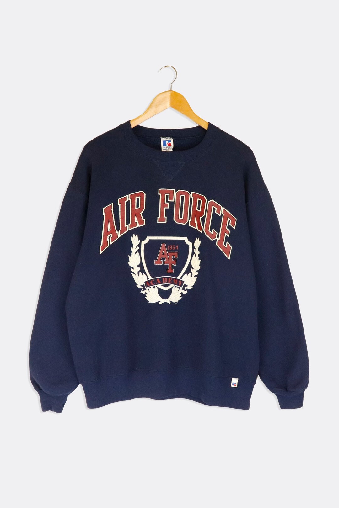 Vintage Air Force Academy Vinyl Logo Sweatshirt Sz XL - Etsy