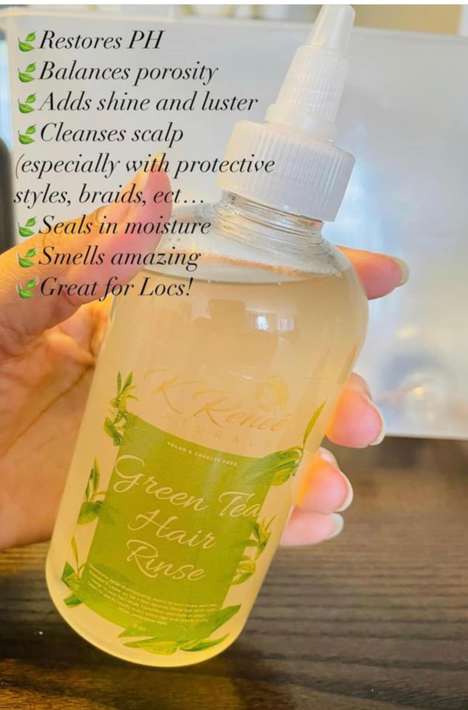 Green Tea Hair Rinse - Etsy