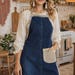 The Homestead Blues Upcycled Apron, Provence Paisley Pinafore Apron - Etsy