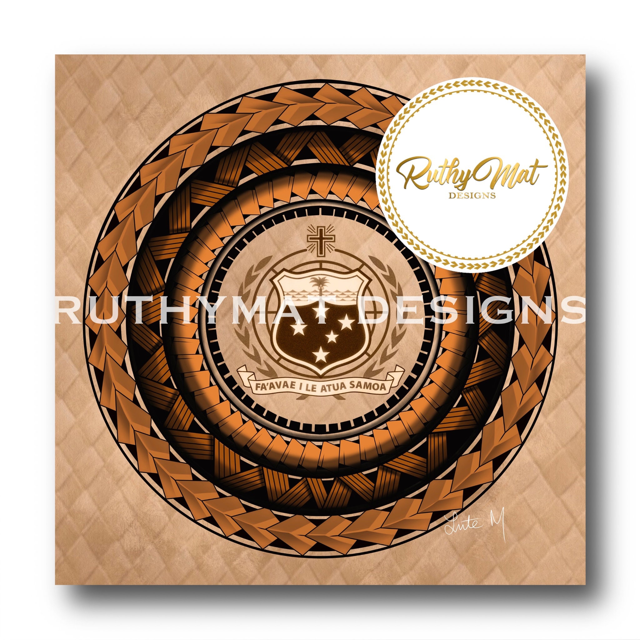 Samoan Heritage Canvas Print - Etsy