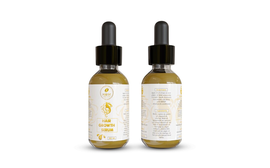 Edges Growth Serum. Best Treatment for Traction Alopecia. Formulated to ...