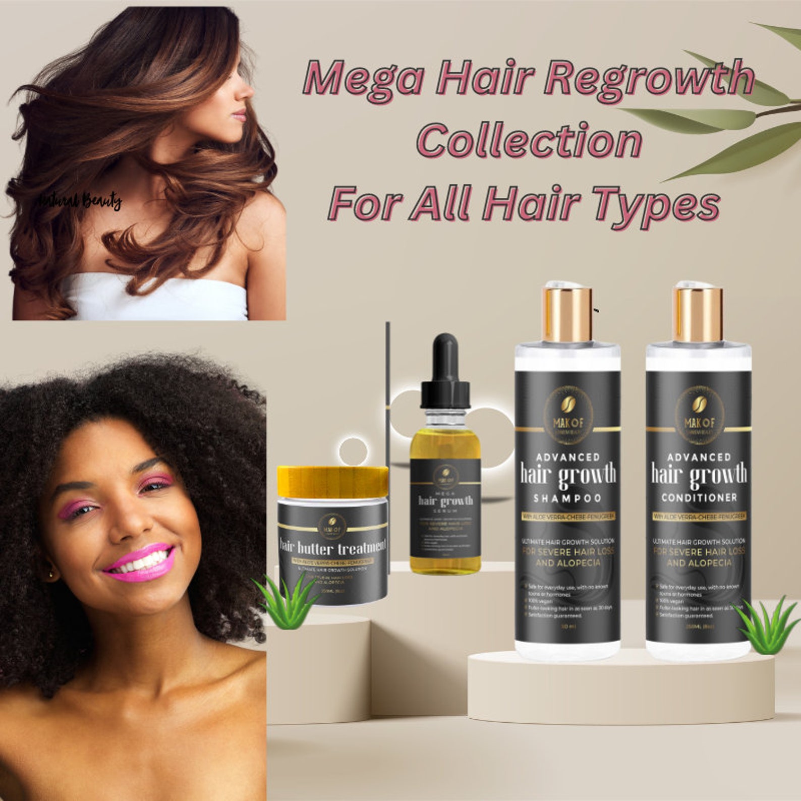 Extra Strength Growth Oil Set for Growth. Combination of Hair ...