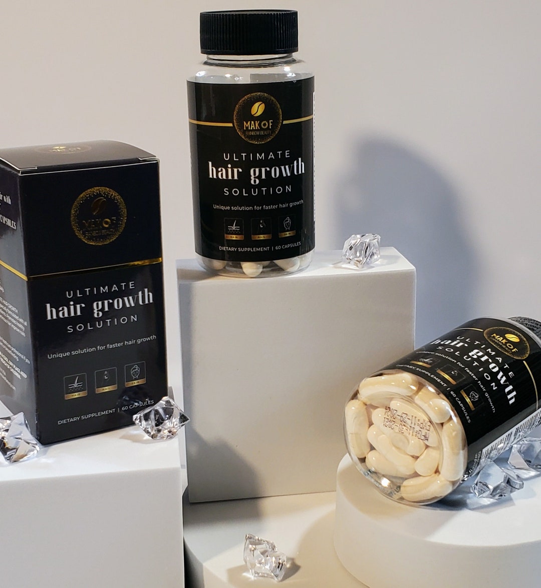 HAIR GROWTH SUPPLEMENT. Ultimate Hair Growth Solution. for Faster Hair ...