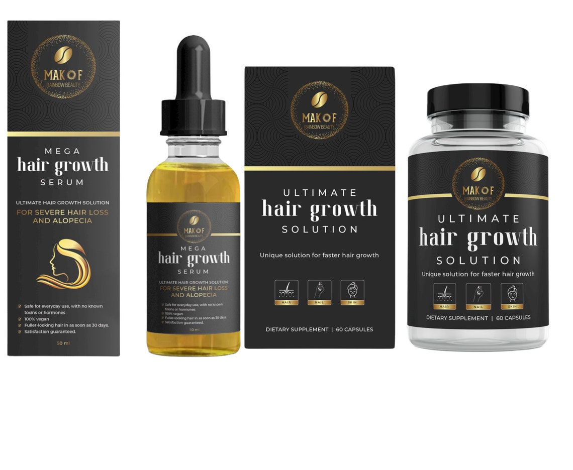 Extra Strength Growth Oil Set for Growth. Combination of Hair ...