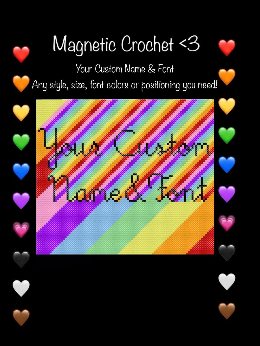 CUSTOM Name and Font. Choose Your Sizes and Colors. I Have a Font Site ...