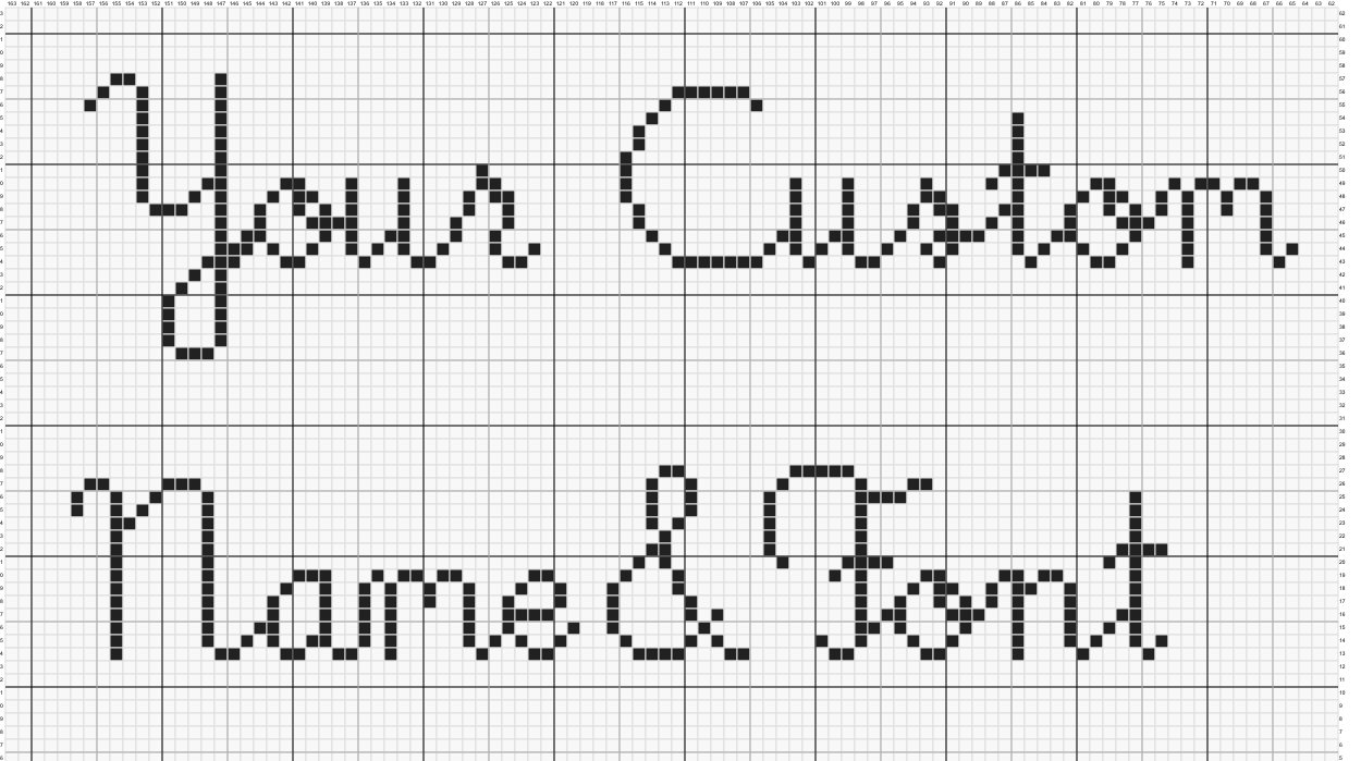 CUSTOM Name and Font. Choose Your Sizes and Colors. I Have a Font Site ...