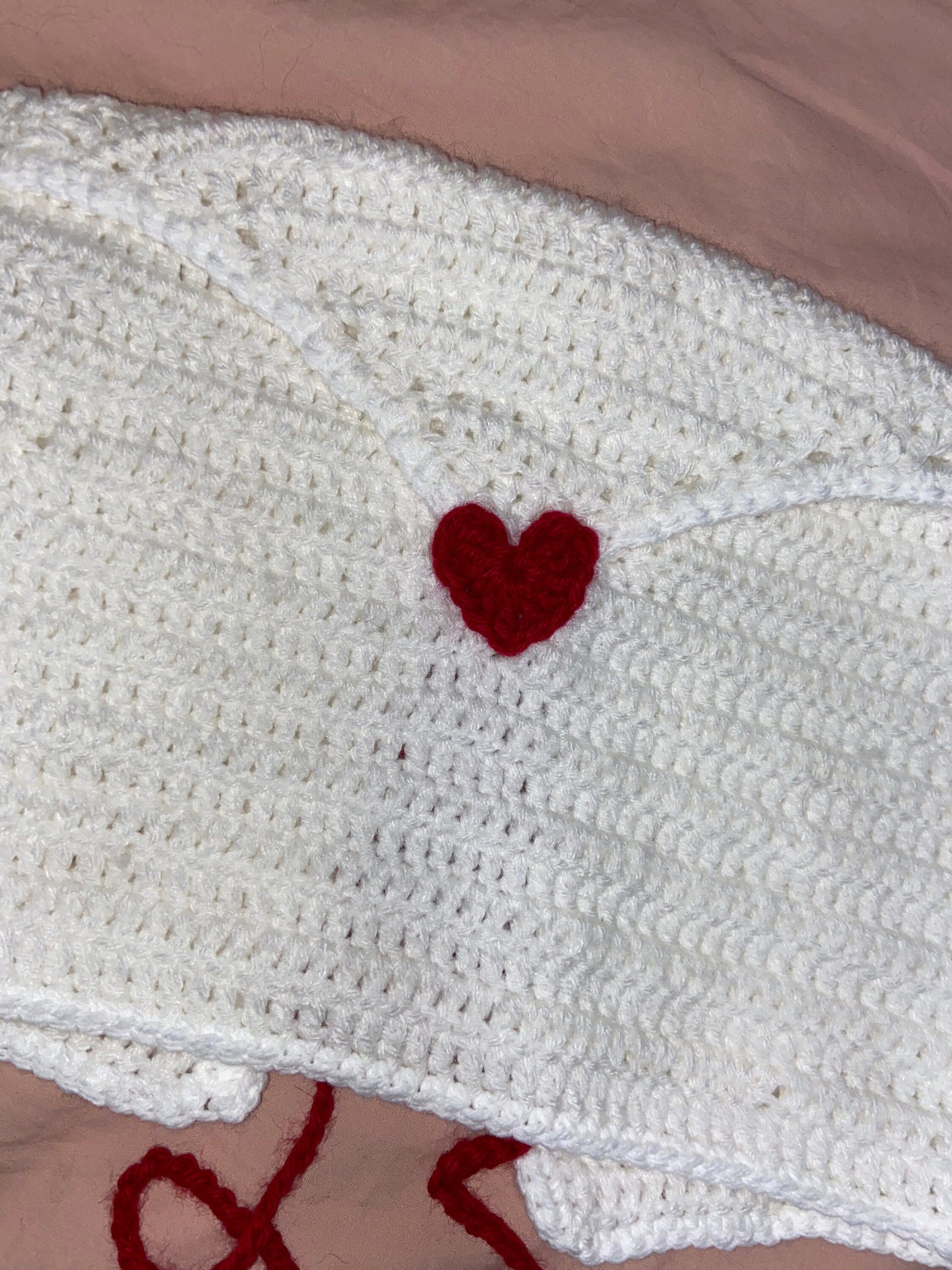 Crochet Heart Envelope Top PATTERN - Etsy