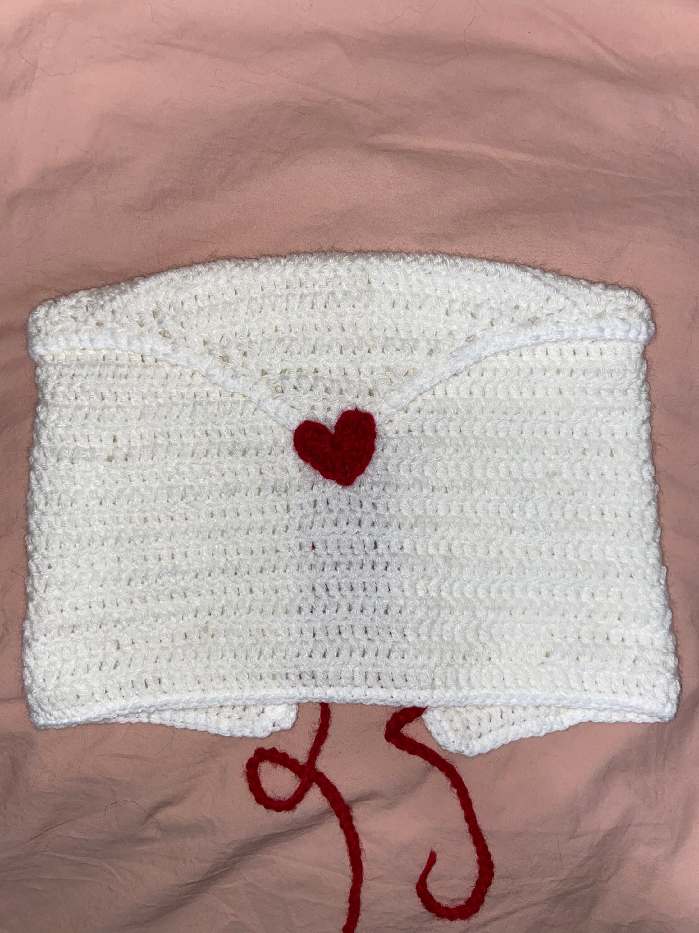 Crochet Heart Envelope Top PATTERN - Etsy