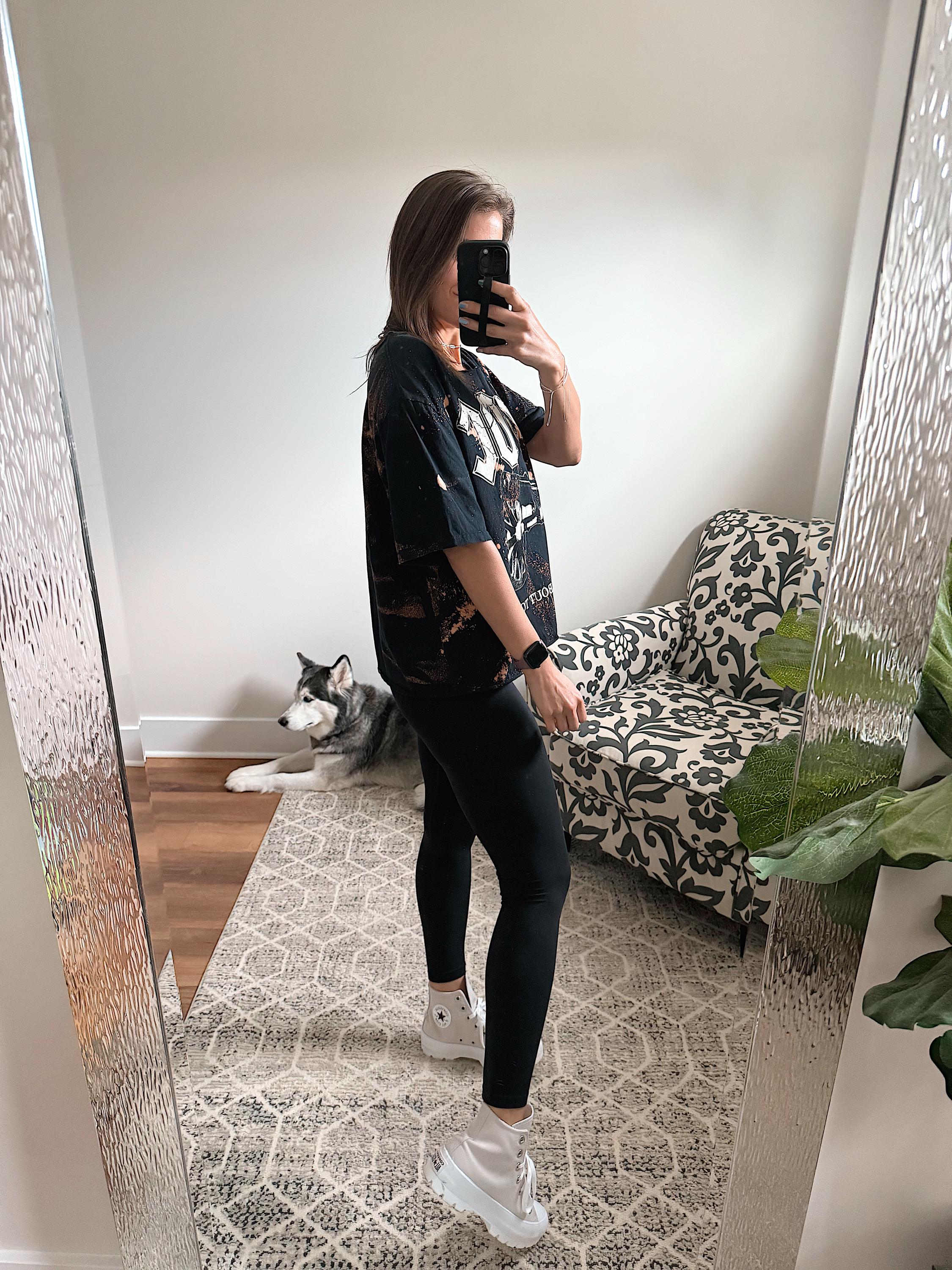 Band Tee Cropped and Bleached - Etsy