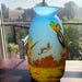 Reproduction Galle Vase W Dragonfly and Flower Design - Etsy