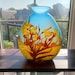 Reproduction Galle Vase W Dragonfly and Flower Design - Etsy