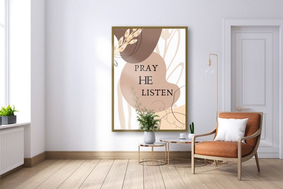 Wall Scriptures Quotes Bible Verse Wall Art Set Of 2, Modern Scripture
