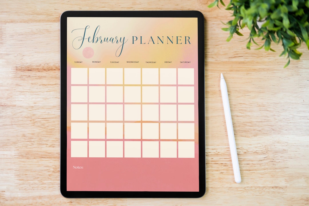 Dusk Till Dawn Editable & Printable Calendar, Blank Monthly Planner ...