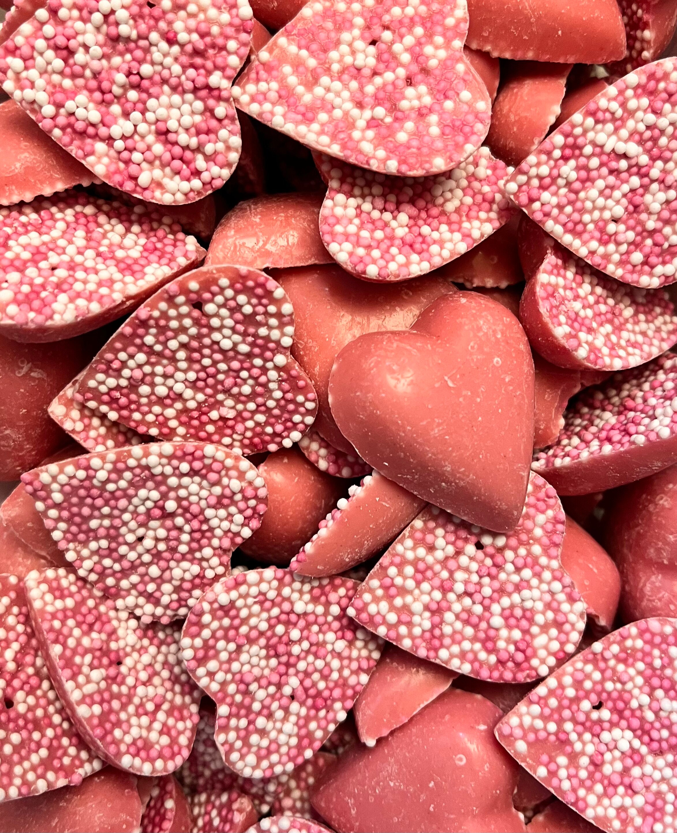 Pink Hearts Pick N Mix Sweets Retro Sweets Chocolate Pick - Etsy UK