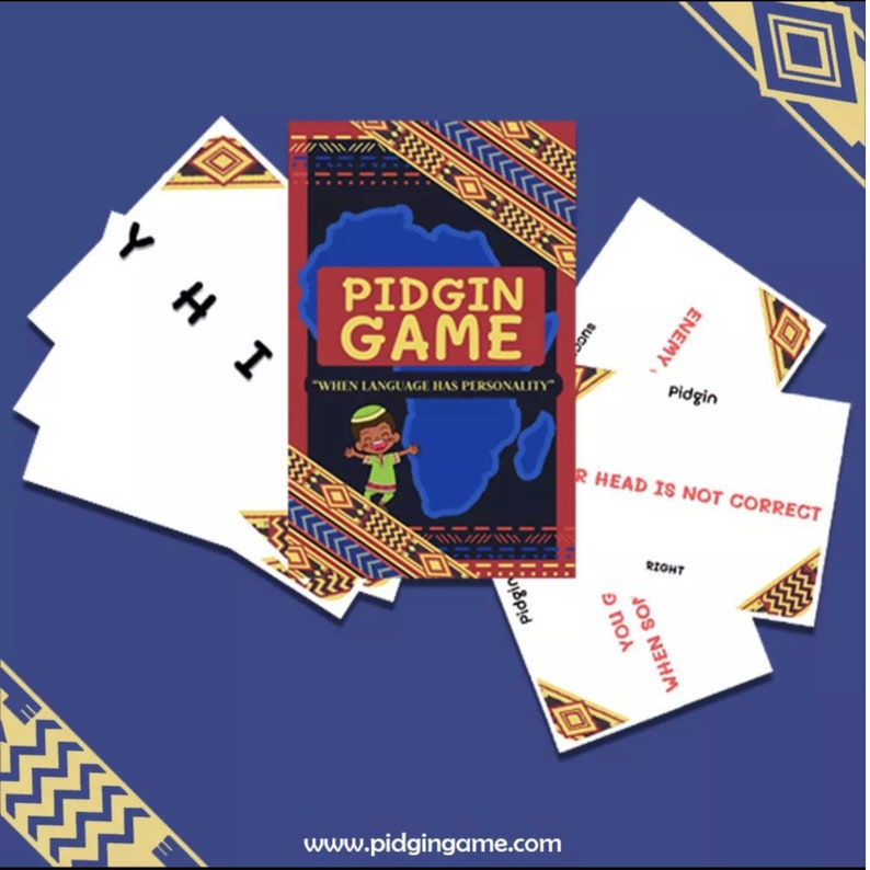 PIDGIN Card Game | African Inspired Language Game | West African ...