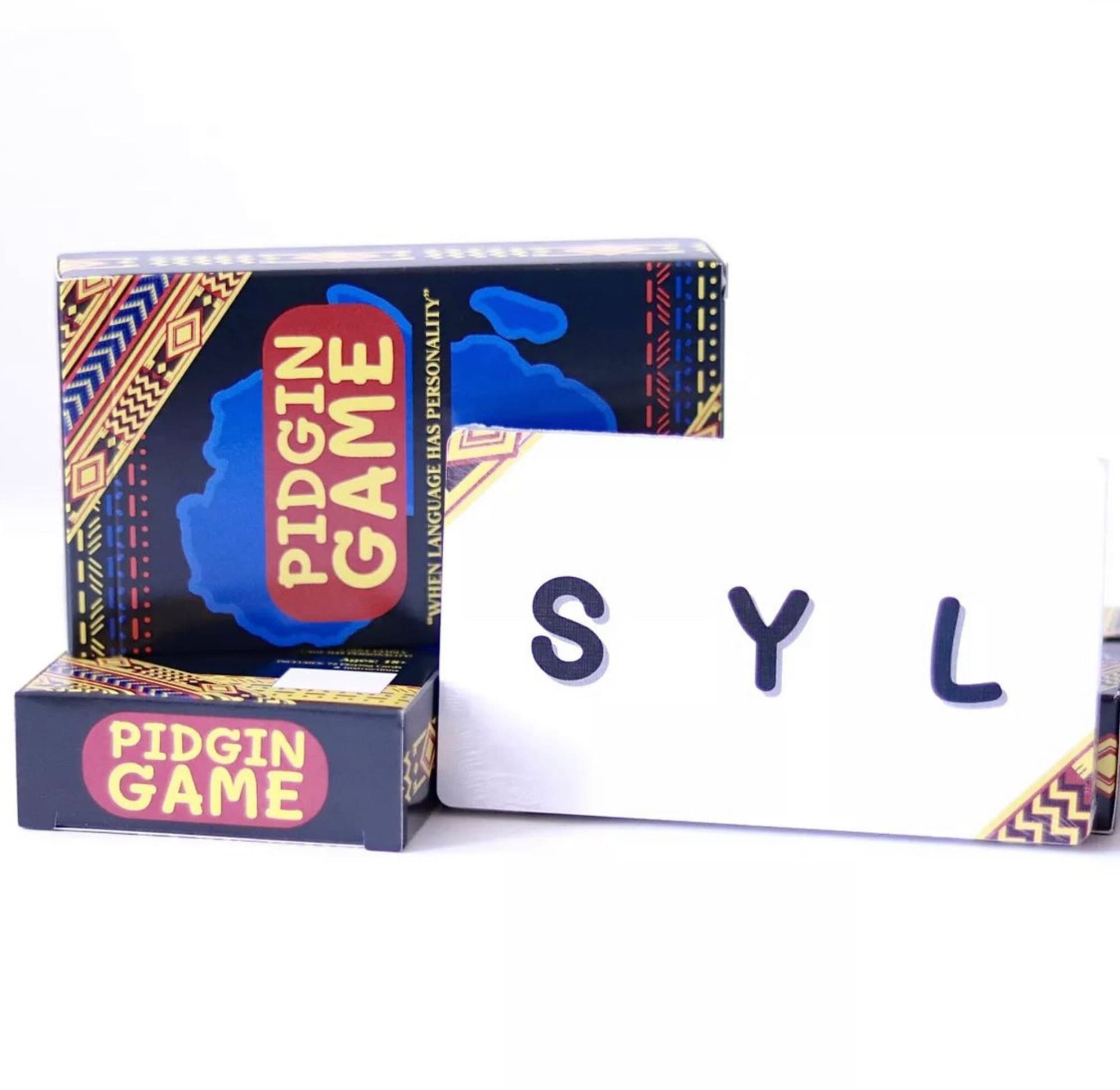 PIDGIN Card Game | African Inspired Language Game | West African Culture | African Print | Black ...