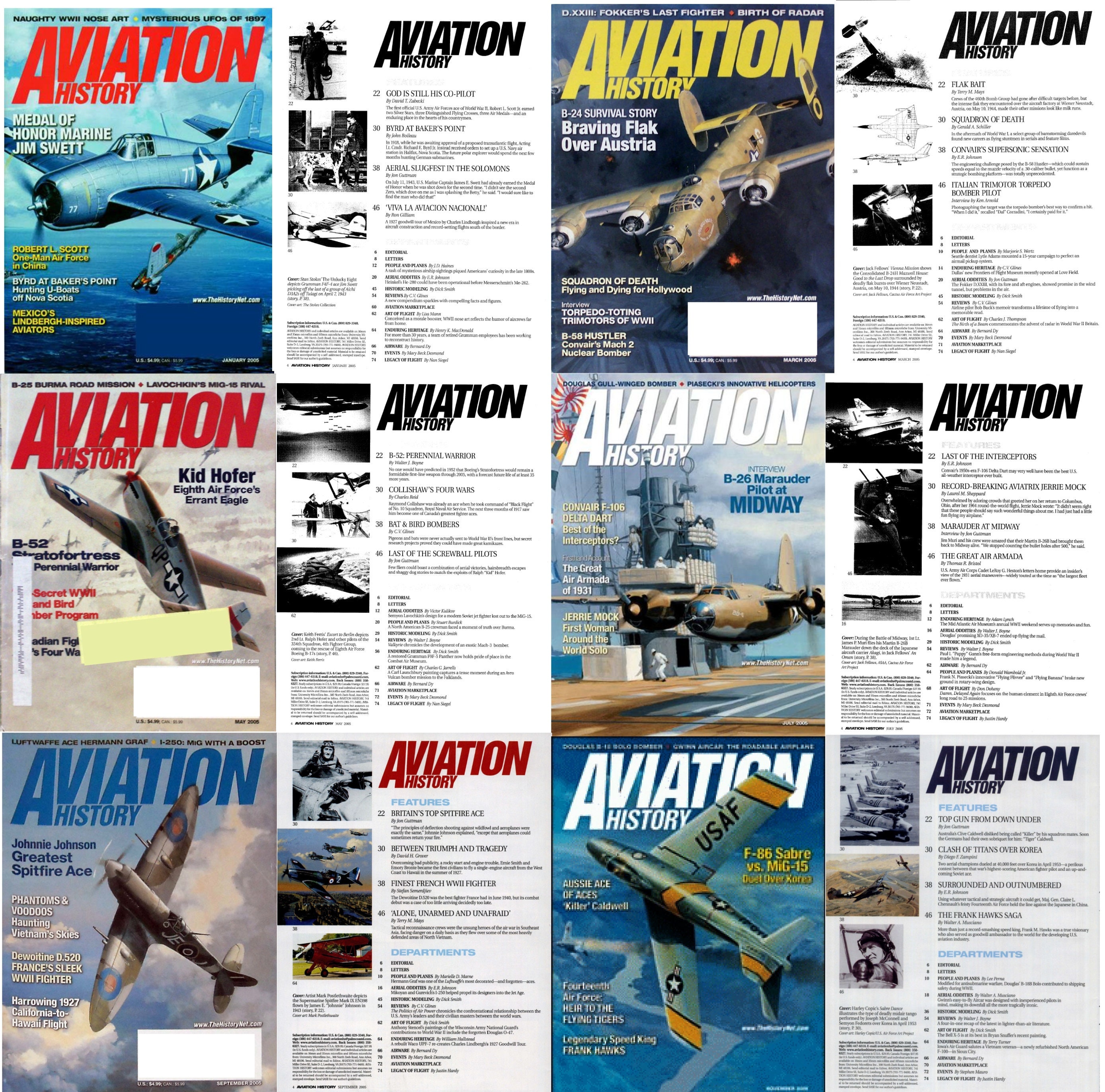 AVIATION HISTORY MAGAZINE: All 300 Pages of the 2005 Series/pdf ...