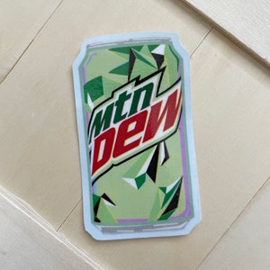 Mountain Dew Sticker Mtn Dew Retro Sticker Laptop Tablet Decal - Etsy