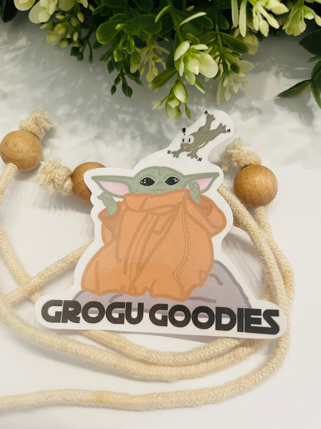 Grogu Goodies Baby Yoda Frog Laptop Sticker Tablet Decal From Star Wars ...