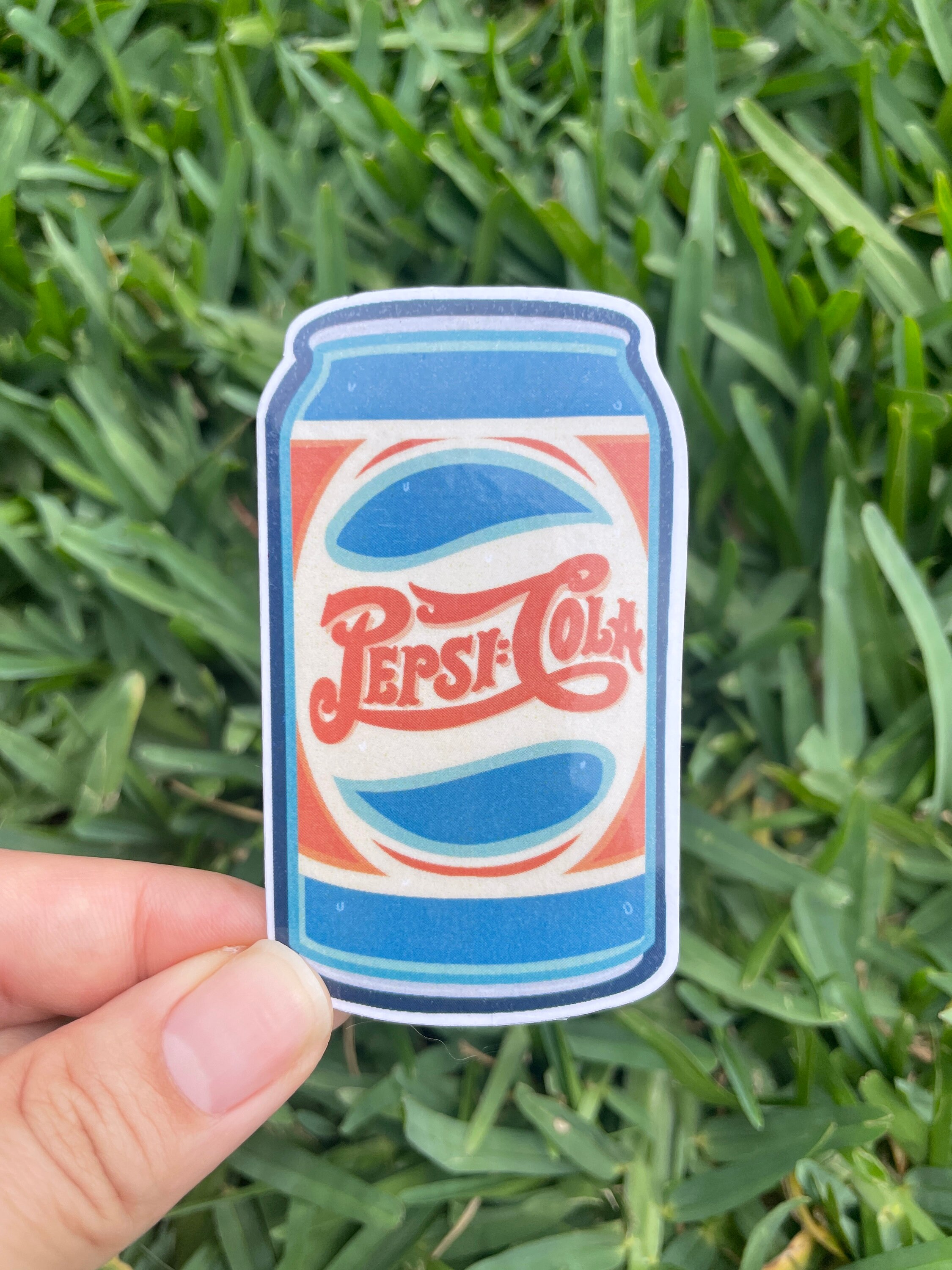 Retro Pepsi Cola Sticker - Classic Glossy Laptop Decal - Etsy