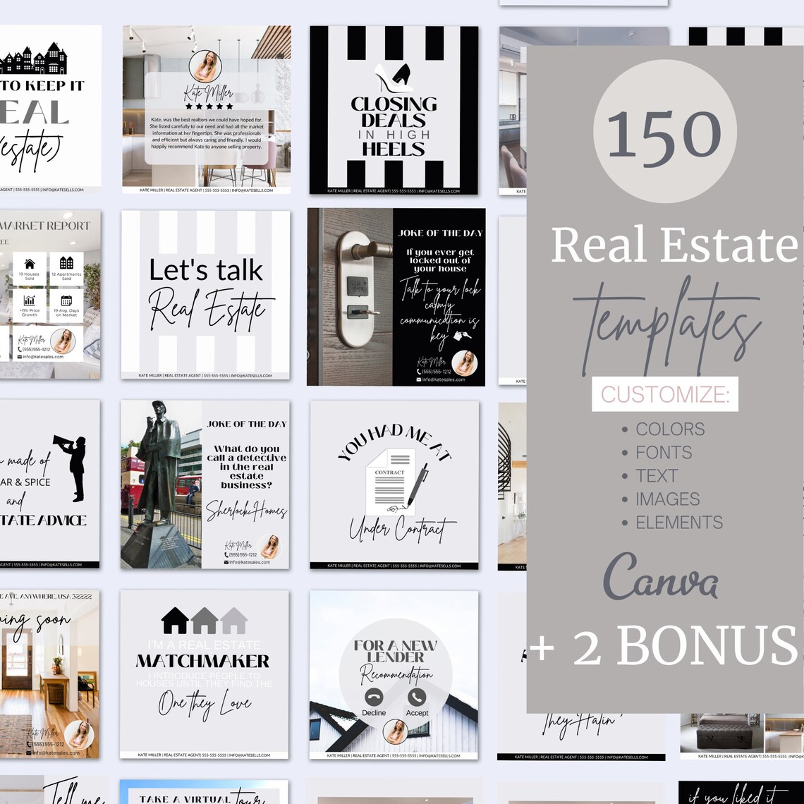 Realtor Instagram Post Template Real Estate Instagram Posts Realtor ...