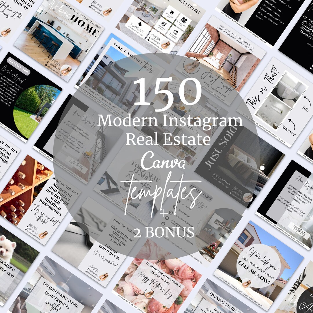 Realtor Instagram Post Template Real Estate Instagram Posts Realtor ...