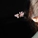 Pink Magnolia Hair Stick, Fairy Hair Stick, Flower Hairpin, Sandalwood ...