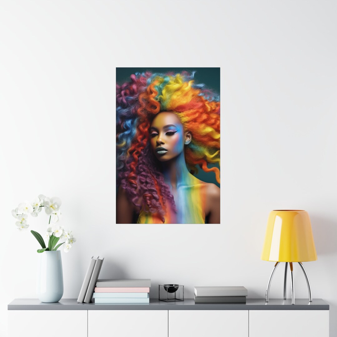 Embrace Your Colors: A Kaleidoscope of LGBT Pride Poster Premium Matte ...
