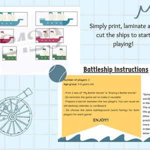 Printable CVC / Phonics Game Battleship short Aeiou - Etsy UK