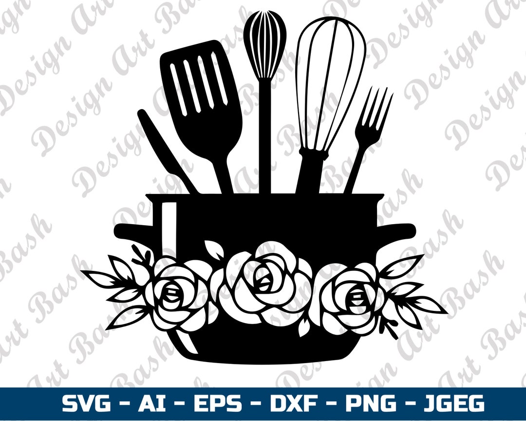 Cocina Svg Cocina Split Frame SVG Cocina Cortar Archivo Hornear Svg ...