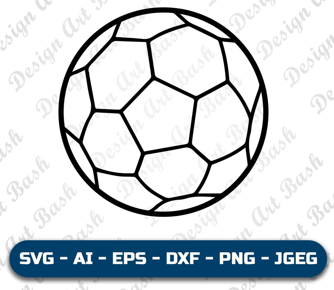 Football SVG Football Cut File for Cricut Soccer Ball SVG - Etsy Australia