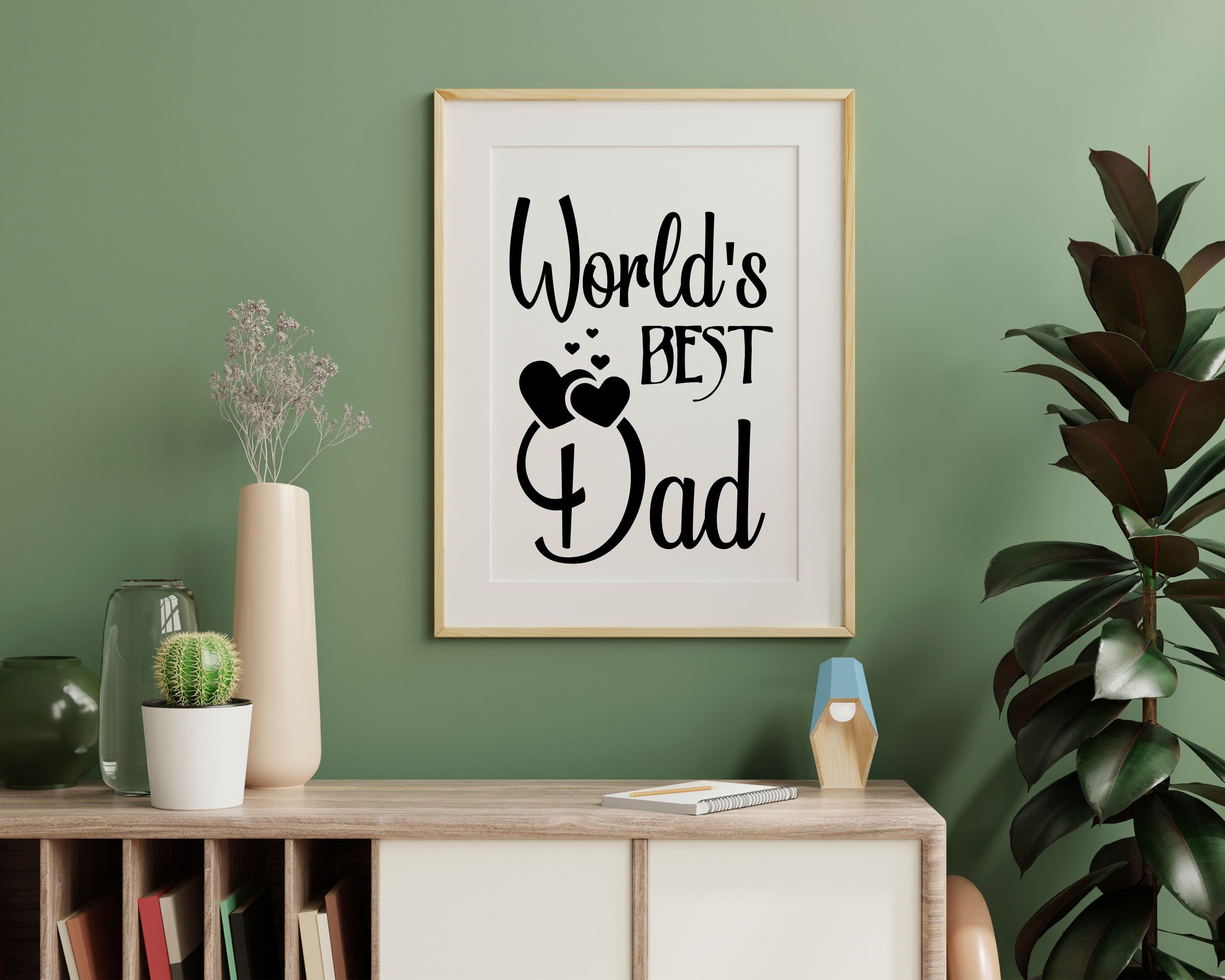 Buy Worlds Best Dad Svg Best Dad Svg Dad Svg World's Best Dad Cut File ...