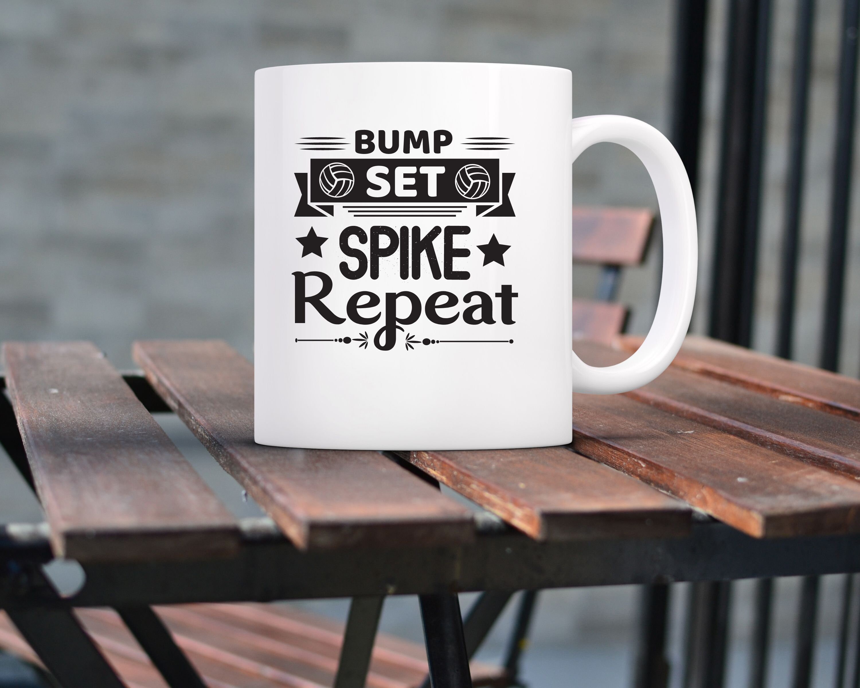 Bump Set Spike Repeat Svg Volleyball Shirt Volleyball Player - Etsy