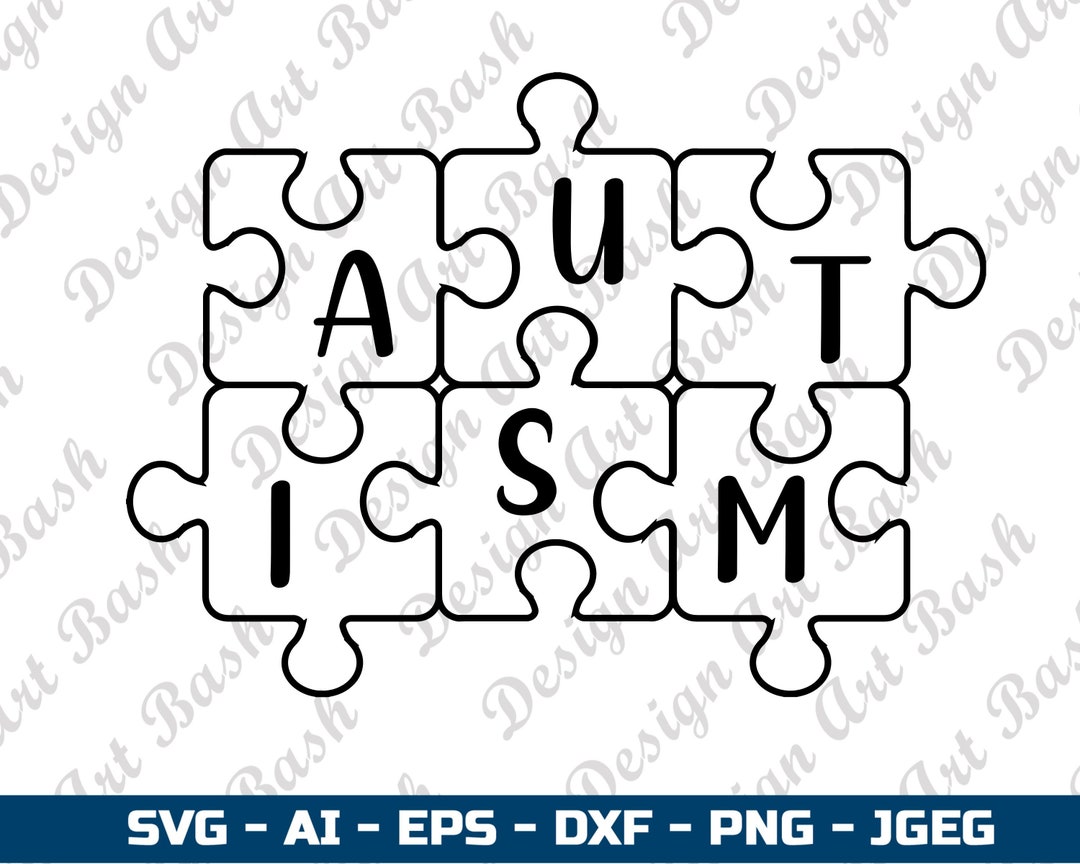 Autism Puzzle SVG Cutting File / Autism Awarness Svg / Autism Mom Svg ...