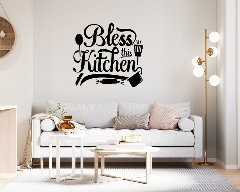 Bless This Kitchen Svg Farmhouse Svg Png Kitchen Decoration Svg Cut ...