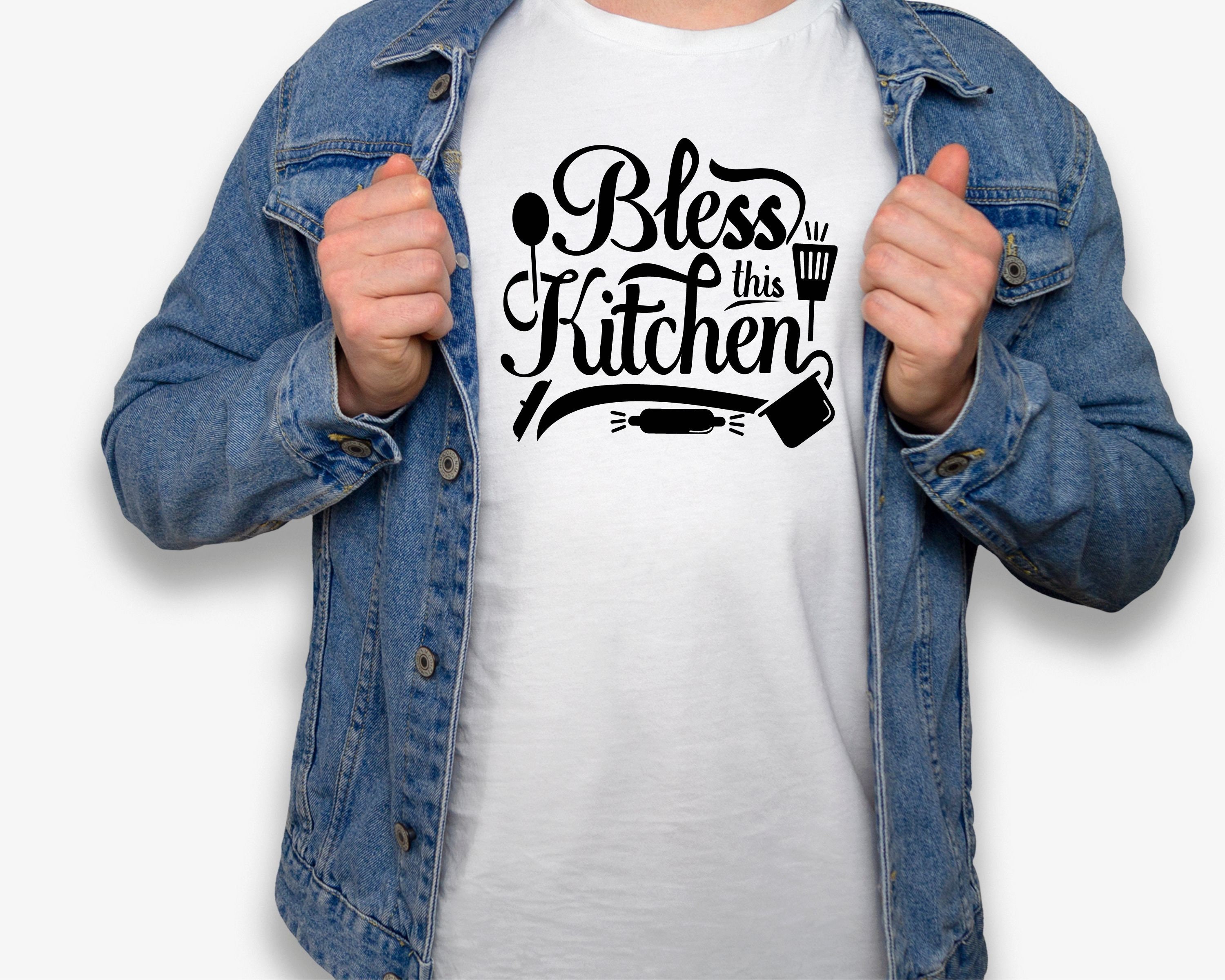 Bless This Kitchen Svg Farmhouse Svg Png Kitchen Decoration Svg Cut ...