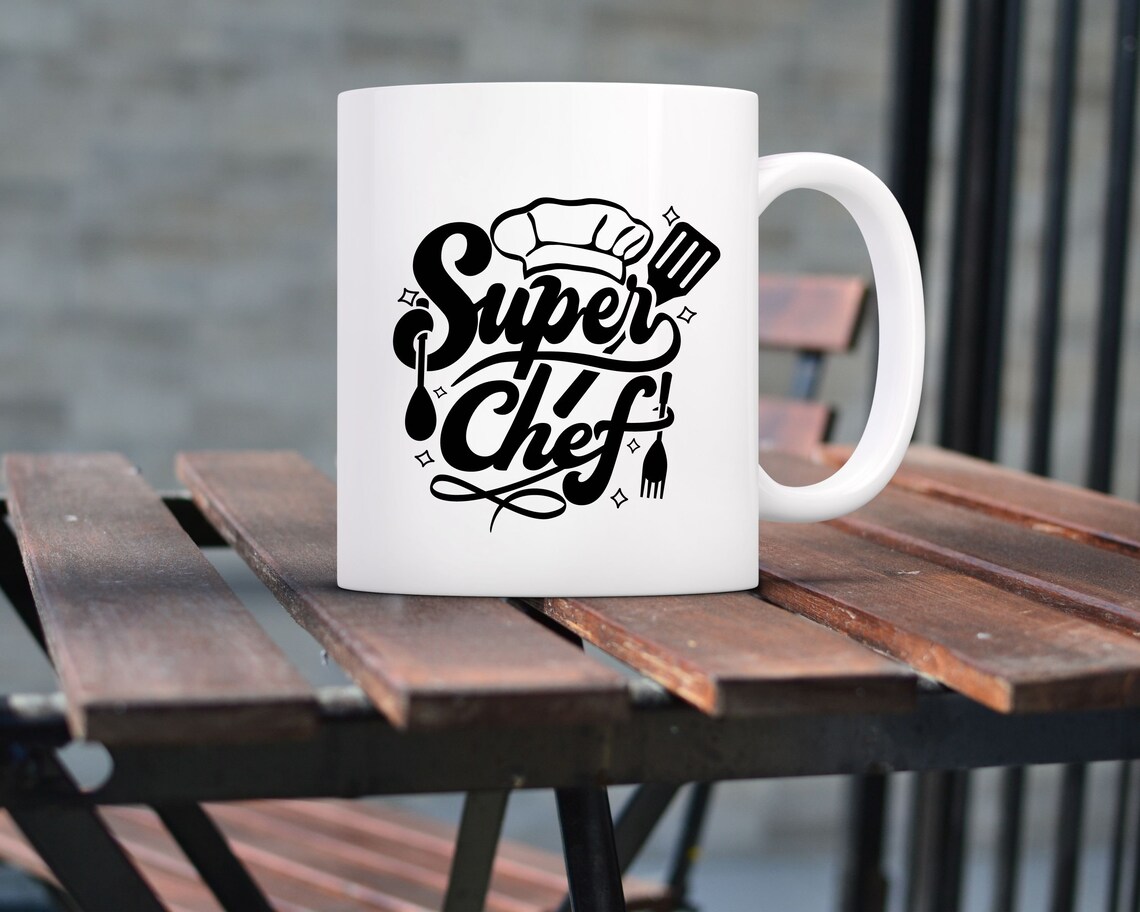 Super Chef Svg Chef Svg Cut File Kitchen Silhouette Cooking Svg Clipart ...