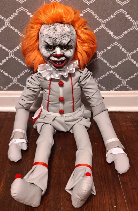 31 Pennywise IT Inspired Handmade Rag Doll Creepy Clown - Etsy Australia