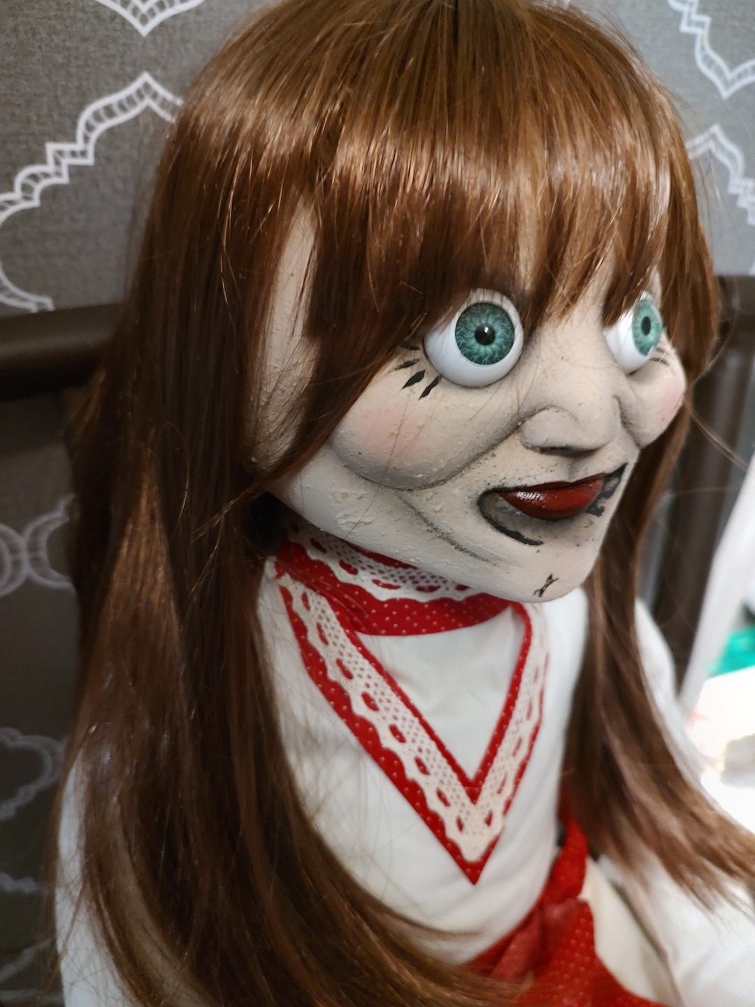 28 Annabelle Inspired Handmade Rag Doll Creepy Movie Stuffy - Etsy