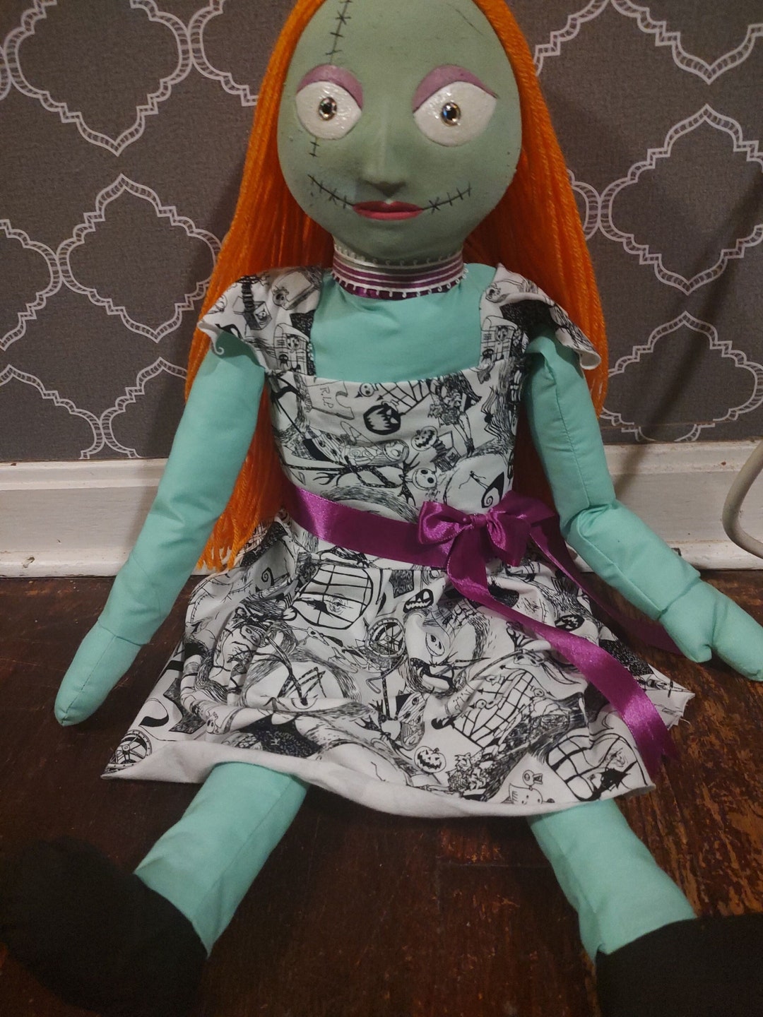 28 Sally Skellington Rag Doll Nightmare Before Christmas Stuffy ...