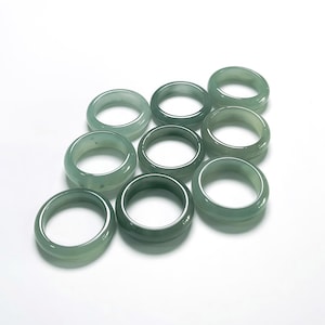 Authentic Green Jade Ring Natural Burmese Jadeite Genuine Grade A - Etsy