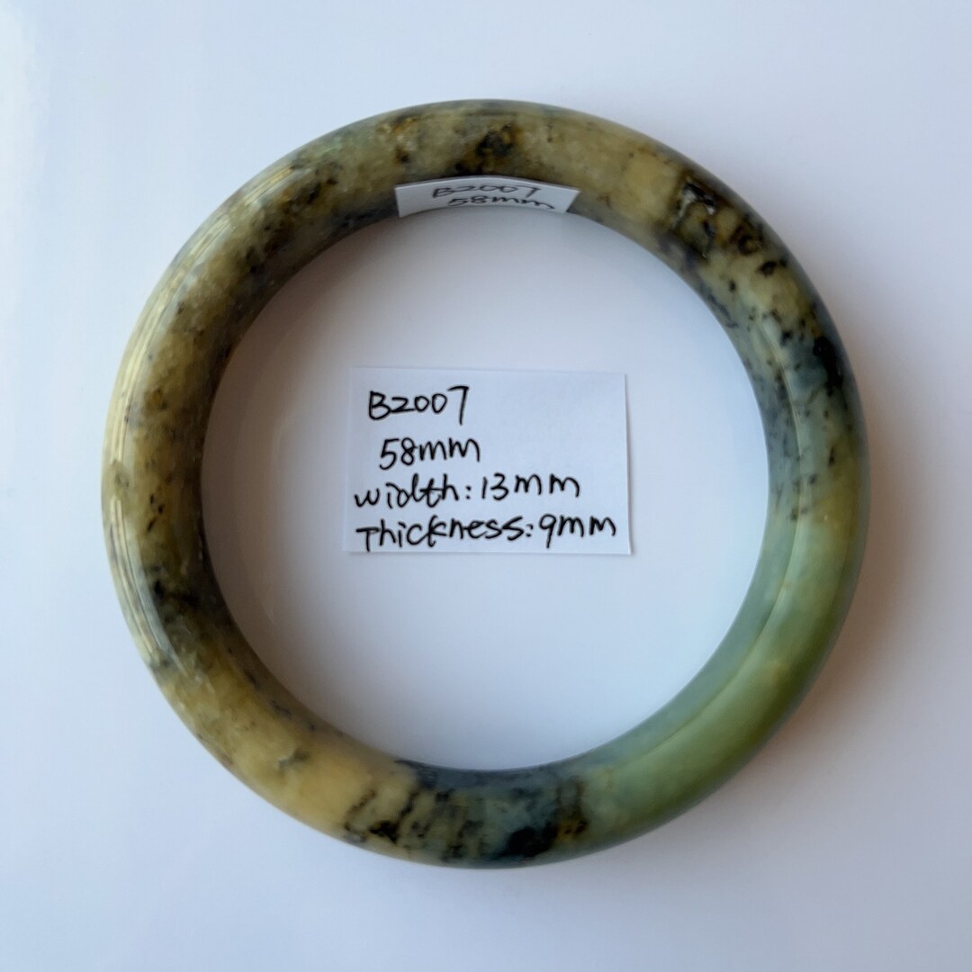 58mm Jade Bangle Natural Serpentine Authentic Grade A B2007 - Etsy