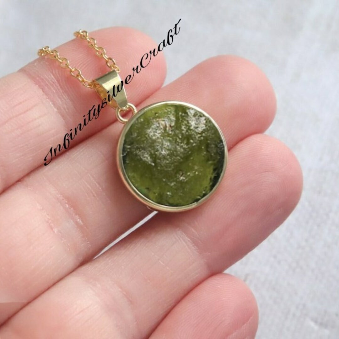 A-grade Certified Moldavites From Chlum, Czech Republic 925 Sterling ...