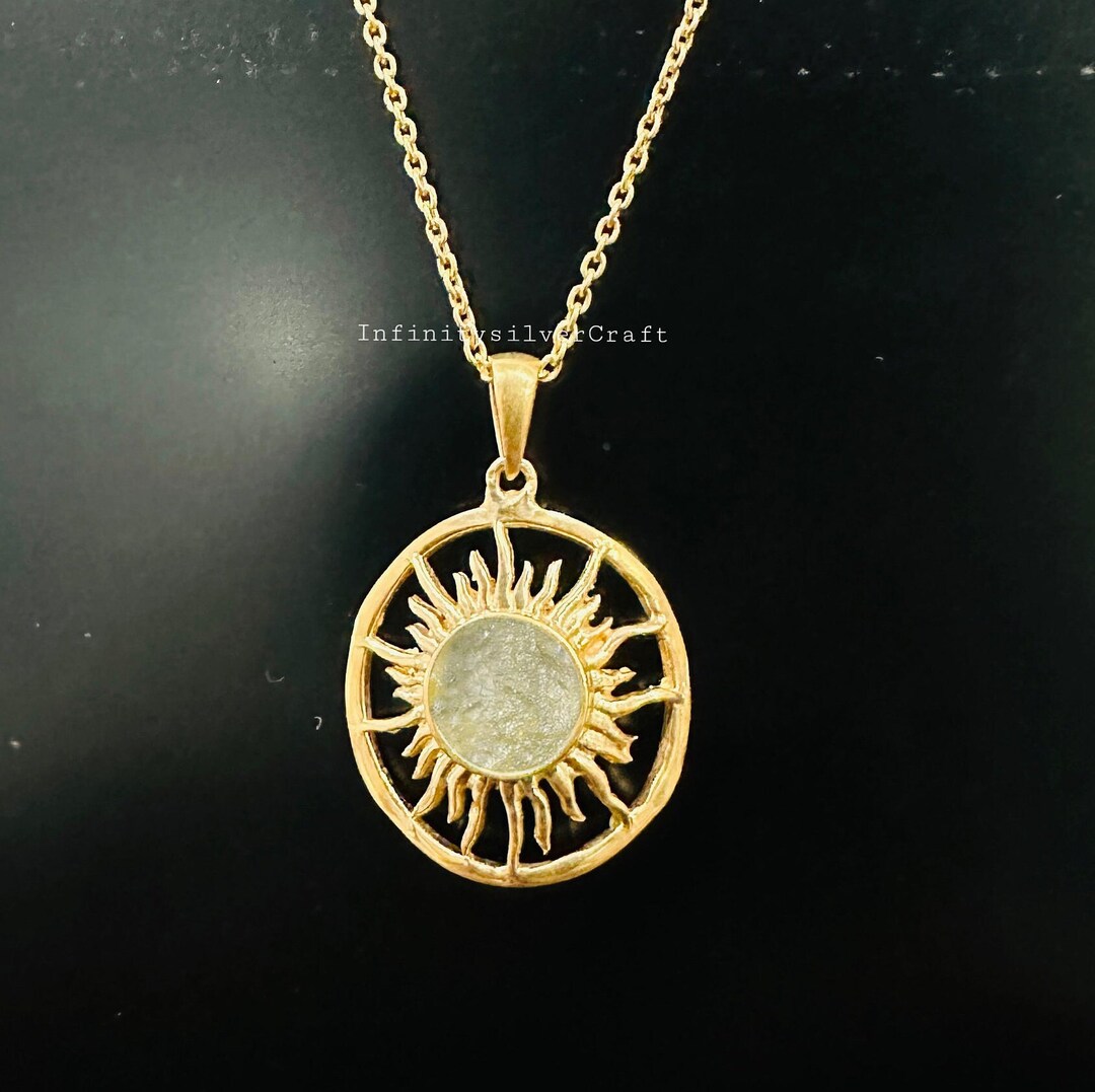 Libyan Desert Glass Pendant Silver Jewelry Libyan Glass Pendant, Real ...