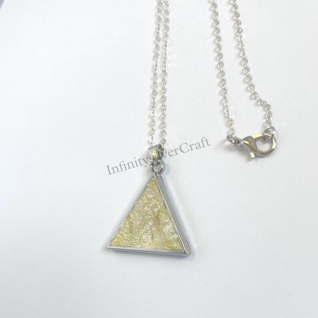 Libyan Desert Glass Pendant Silver Jewelry Libyan Glass Pendant, Real ...