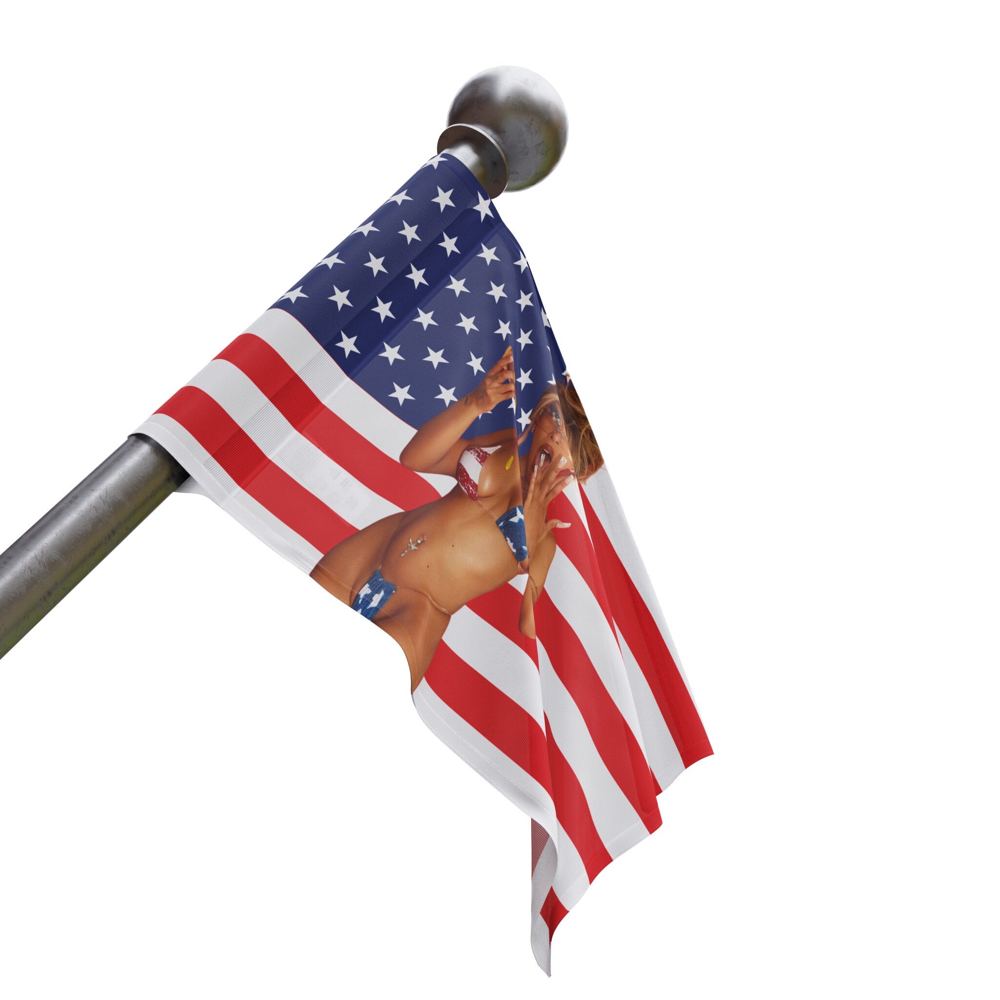 Doja Cat American Flag Funny Meme Wall Tapestries College Dorm Room ...