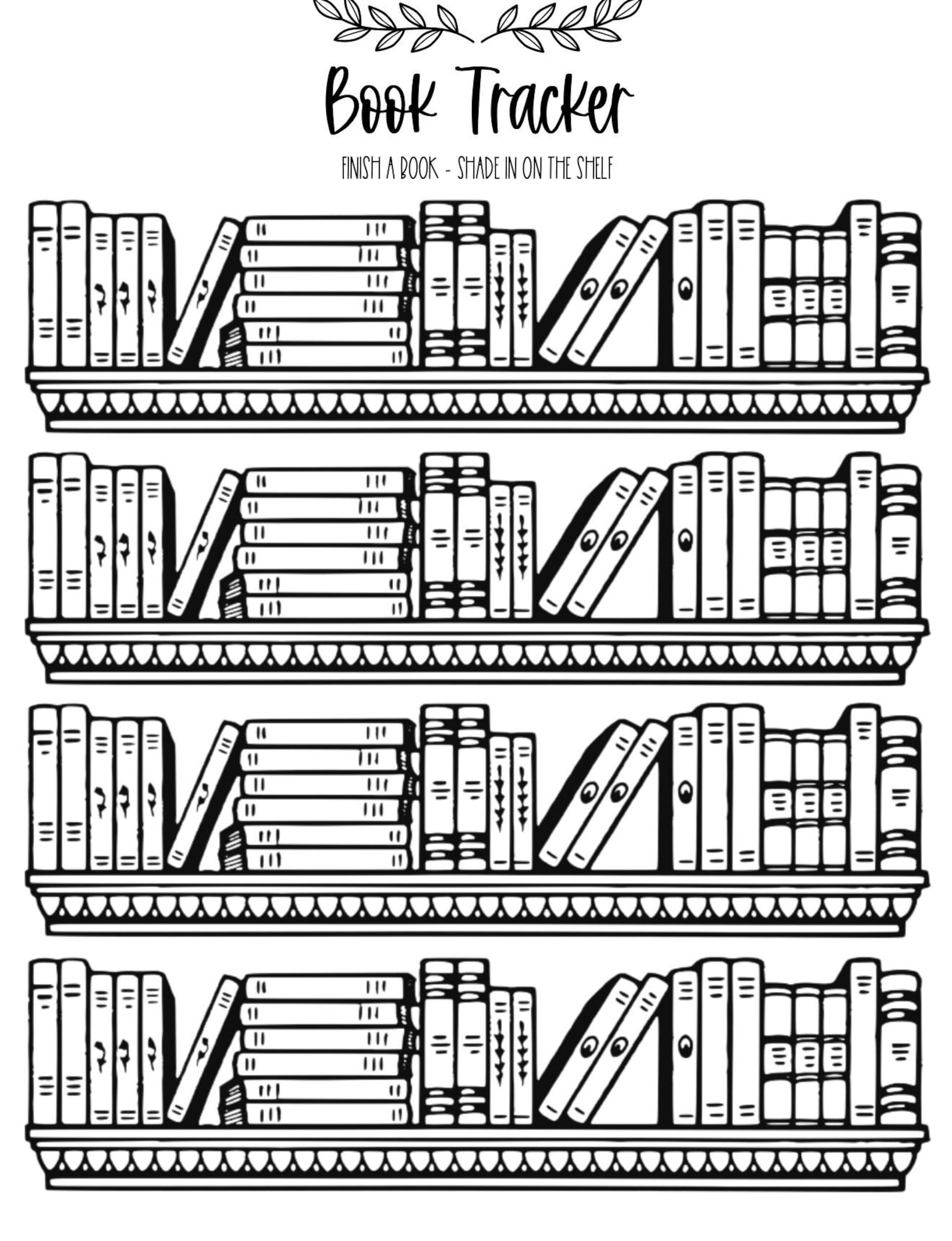 Book Tracker - Book Journal - Reading Journal - Etsy